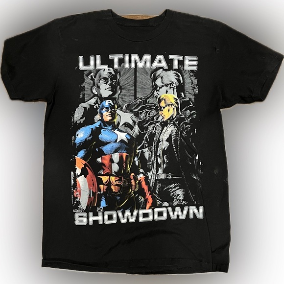 Marvel | Shirts | Marvel Vs Capcom 3 Ultimate Showdown Tshirt Captain ...